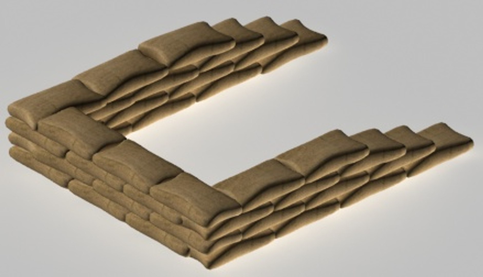 3dsmax Sandbag Kit