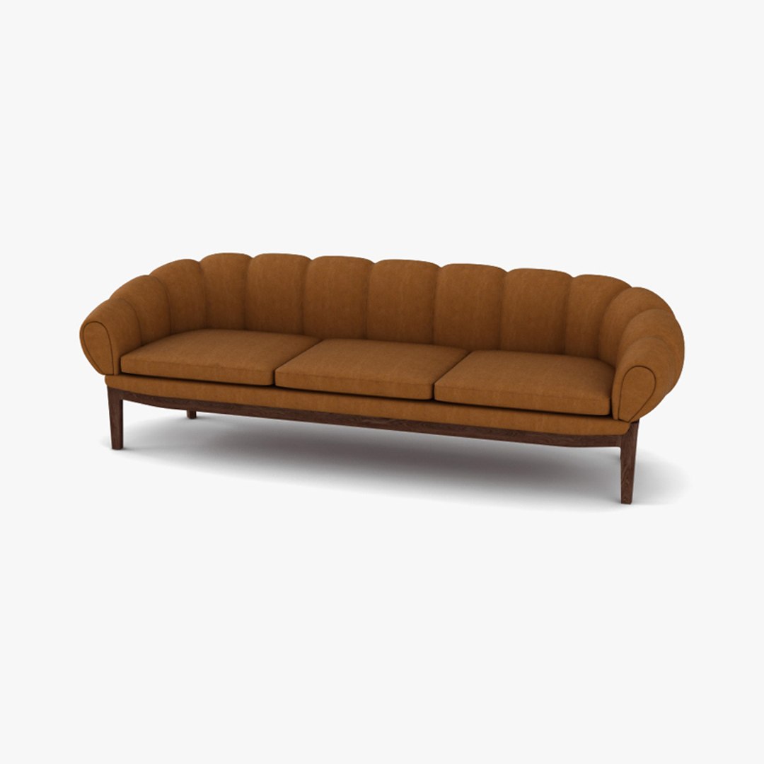 Gubi Croissant Sofa model - TurboSquid 1972382