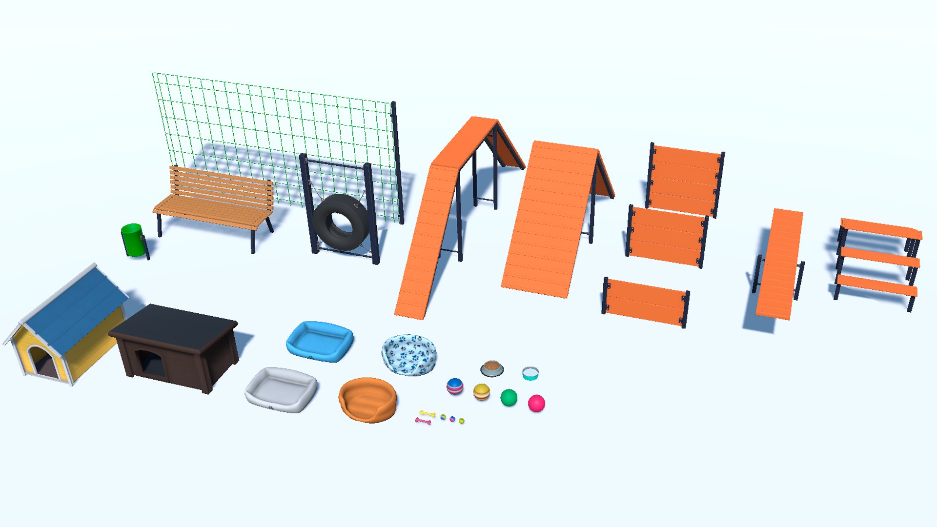 Cartoon Dogs Pack 3D Model - TurboSquid 2312018