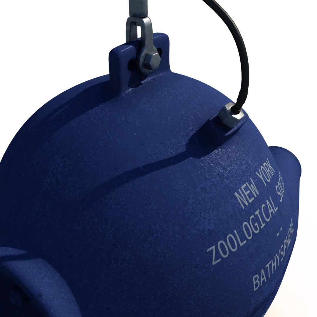 3d Model Of Bathysphere Submarine