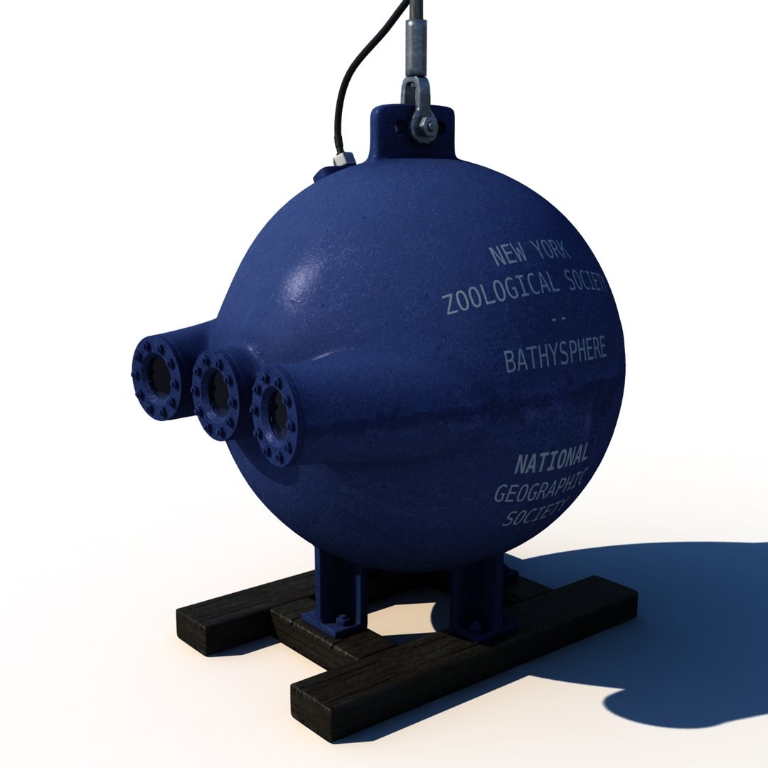 3d Model Of Bathysphere Submarine