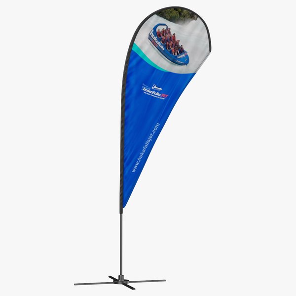modelo 3d Banner promocional de bandera de plumas - TurboSquid 2235910