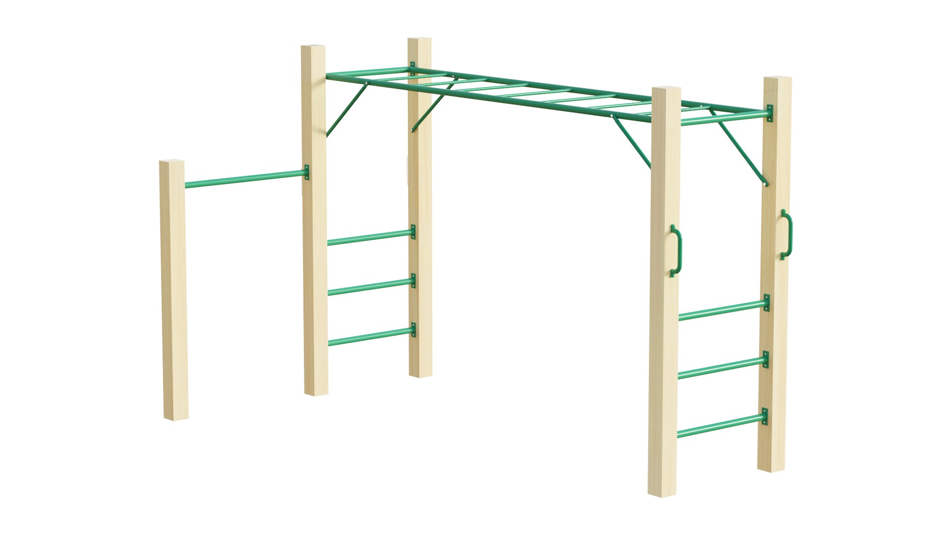 3D AMAZON 3M MONKEY BAR SET Model - TurboSquid 2210507