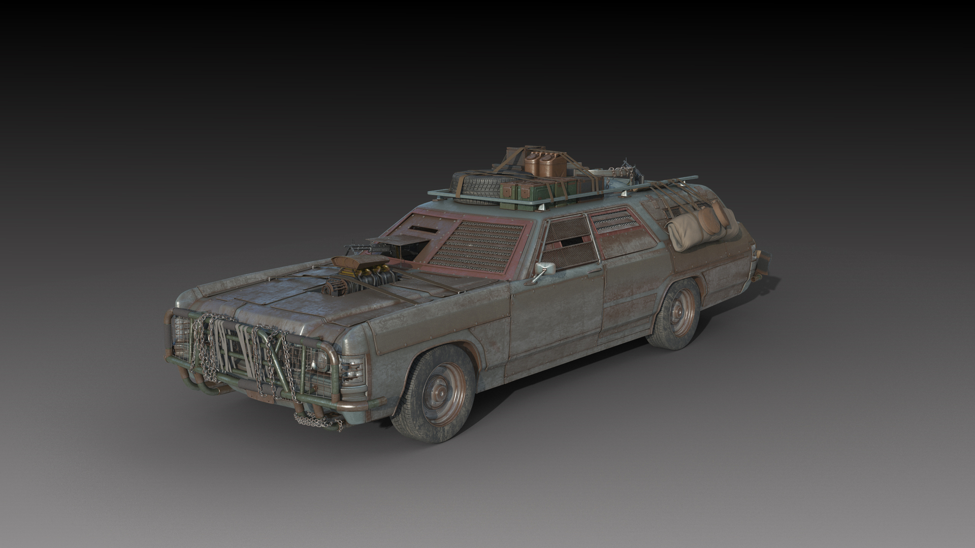 Post Car 3D Model - TurboSquid 1464785