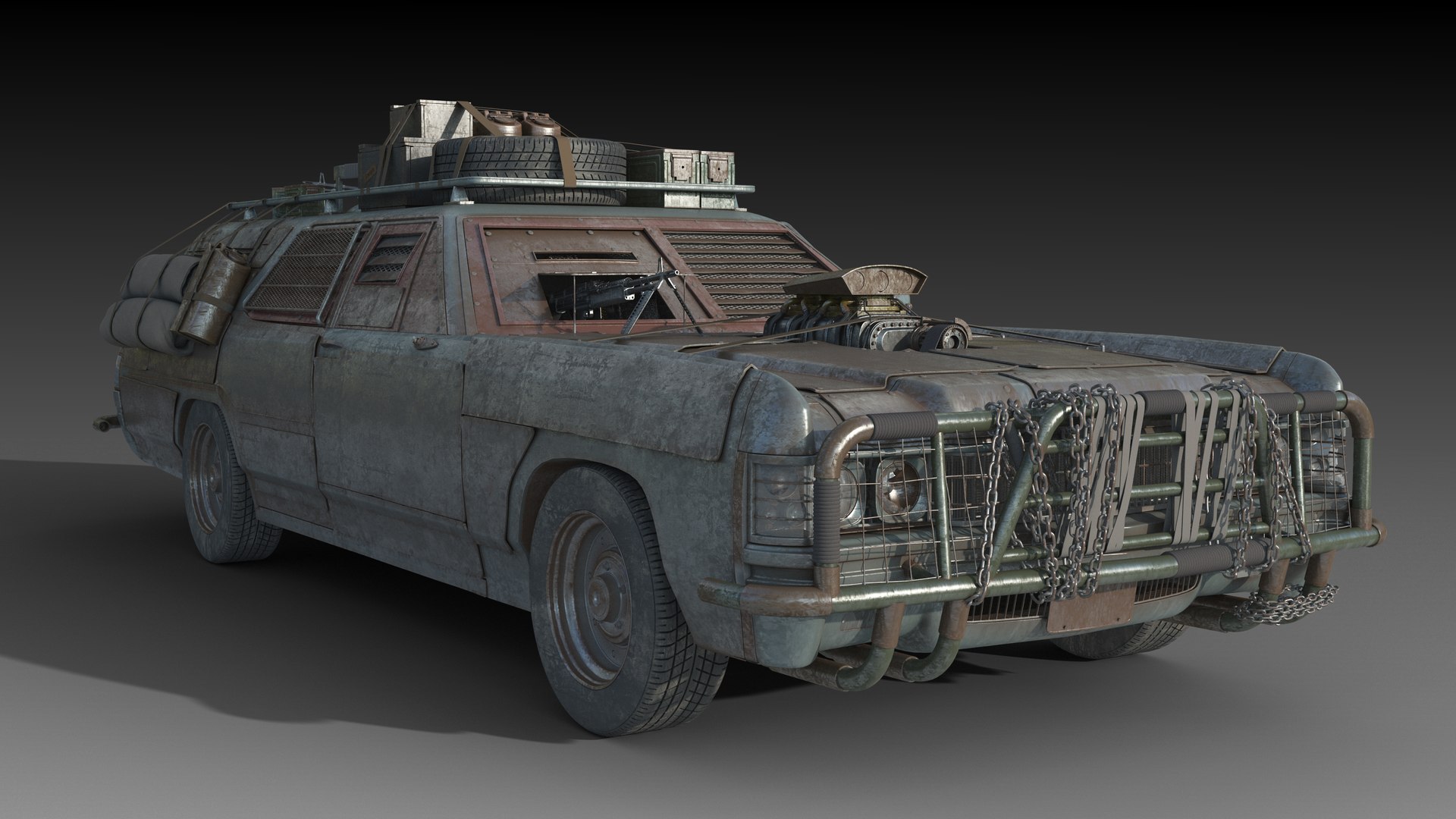 Post Car 3D Model - TurboSquid 1464785