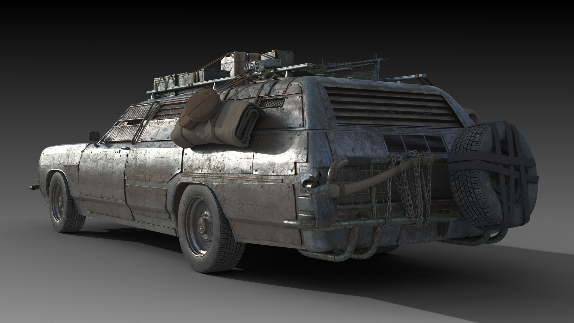 Post Car 3D Model - TurboSquid 1464785