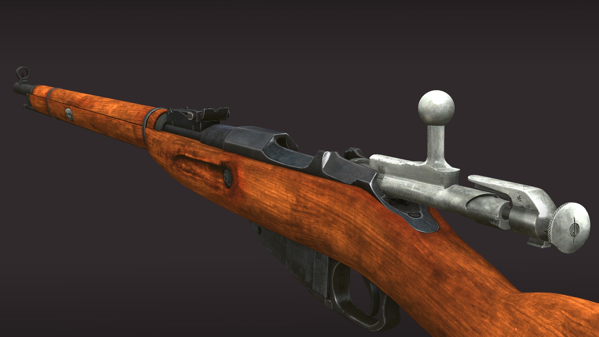 Military Rifles Mosin Model - TurboSquid 1189281