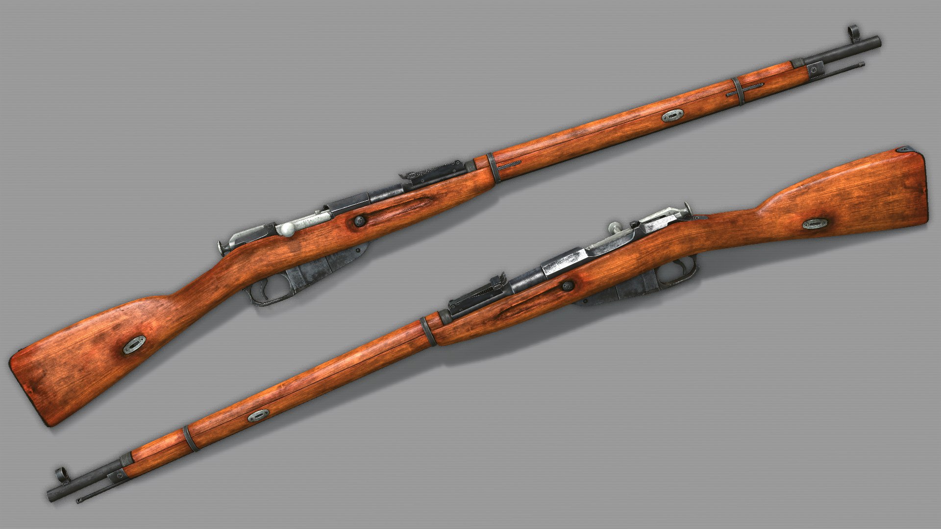 Military Rifles Mosin Model - TurboSquid 1189281