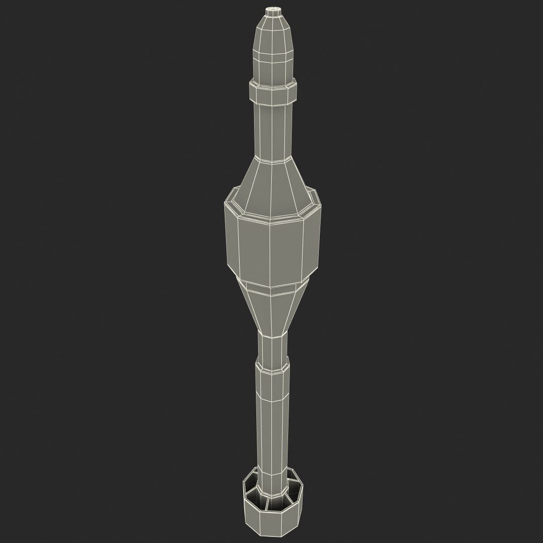 Rpzb Rocket Military 3d C4d