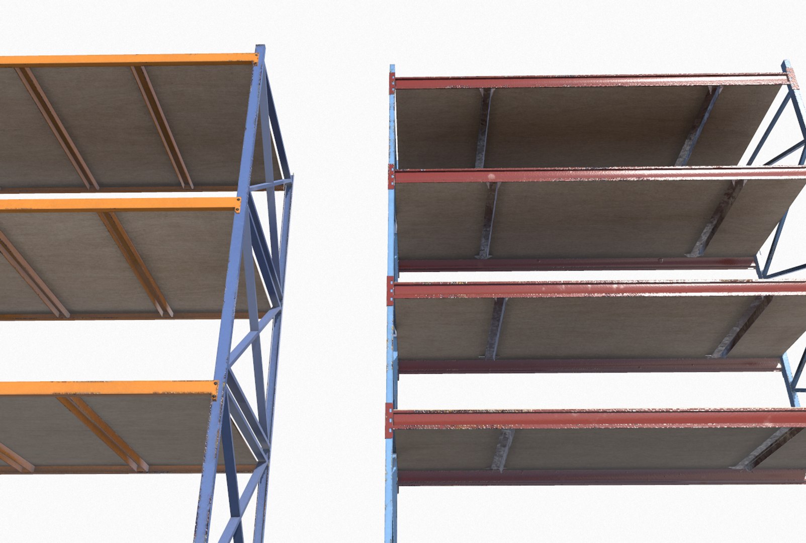Industrial Shelves 3D Model - TurboSquid 1505814