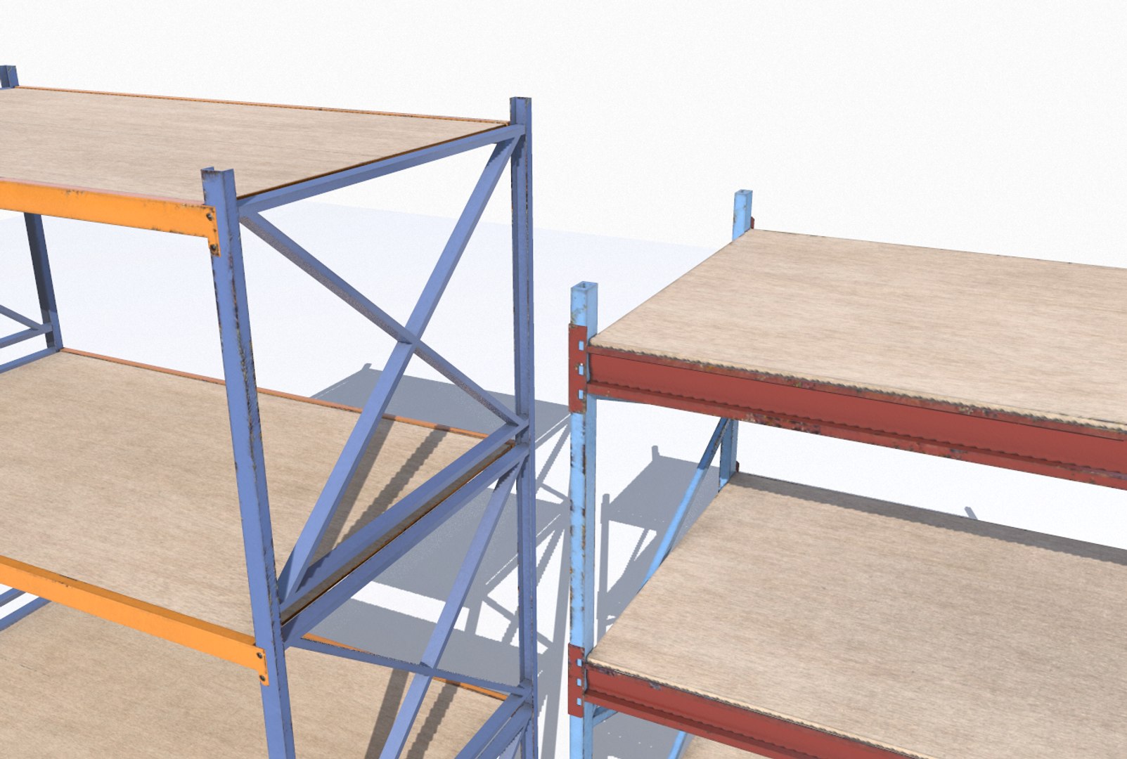 Industrial Shelves 3D Model - TurboSquid 1505814