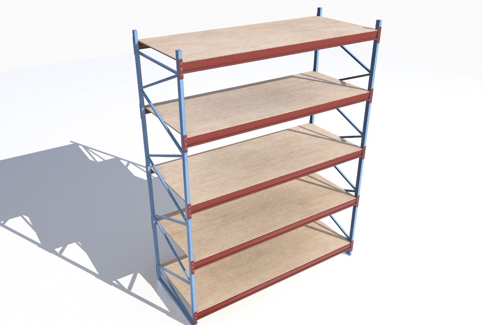 Industrial Shelves 3D Model - TurboSquid 1505814