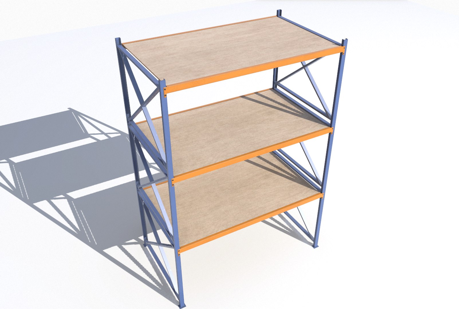 Industrial Shelves 3D Model - TurboSquid 1505814