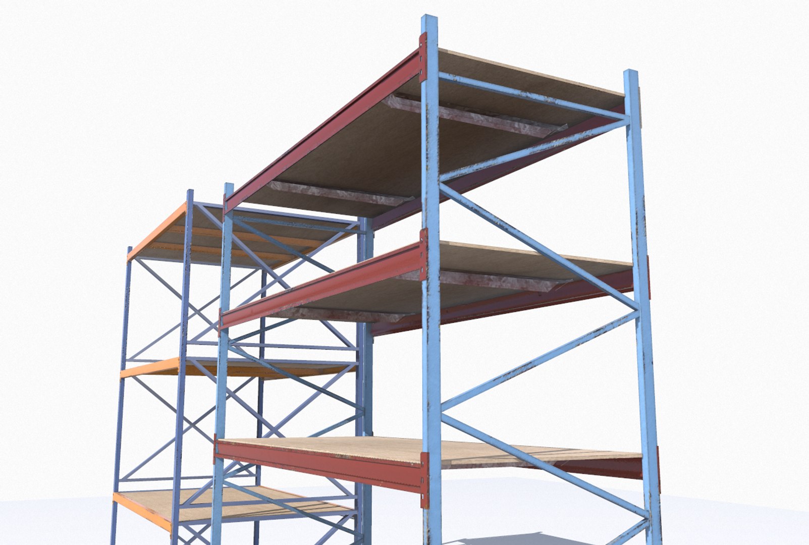Industrial Shelves 3D Model - TurboSquid 1505814