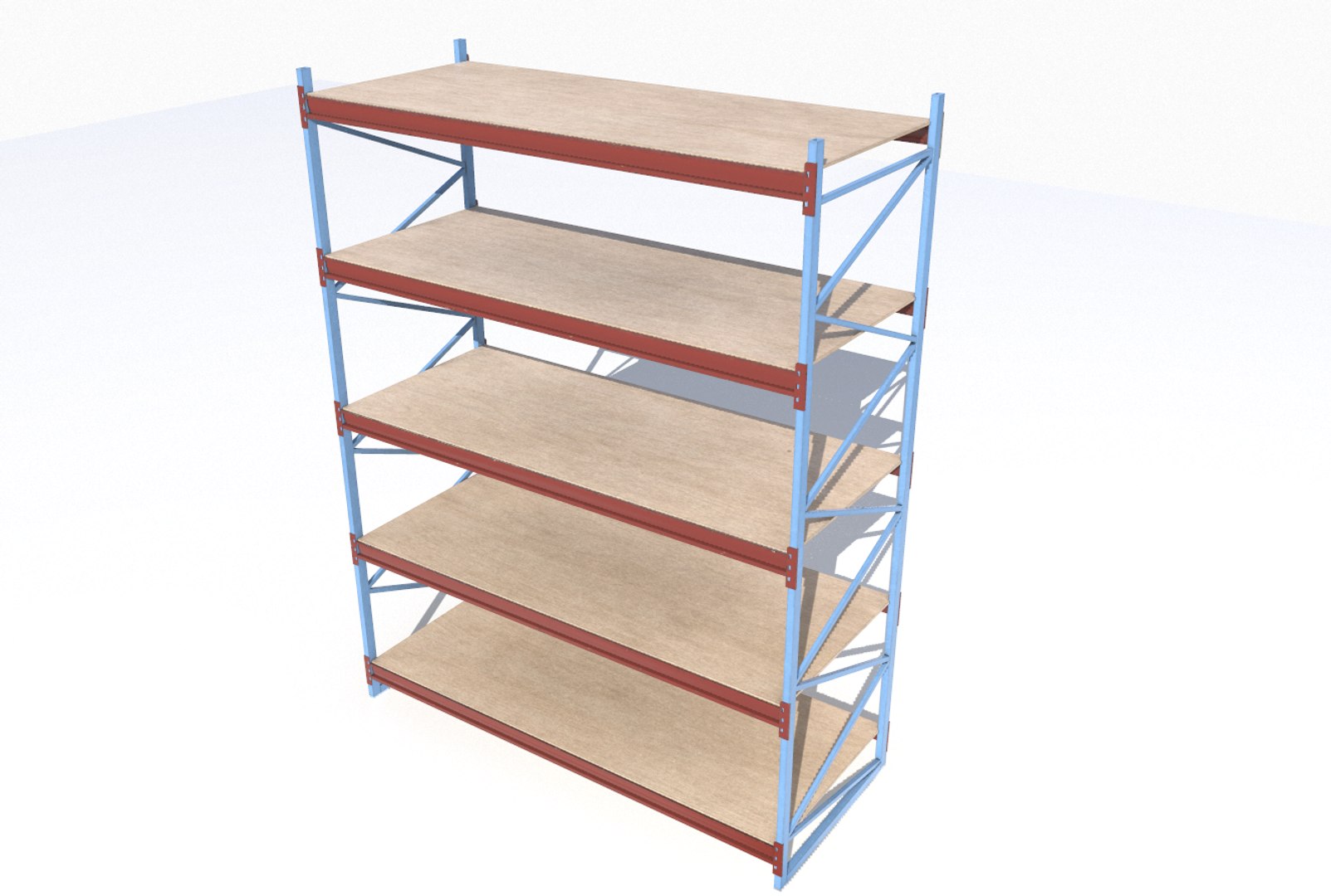 Industrial Shelves 3D Model - TurboSquid 1505814