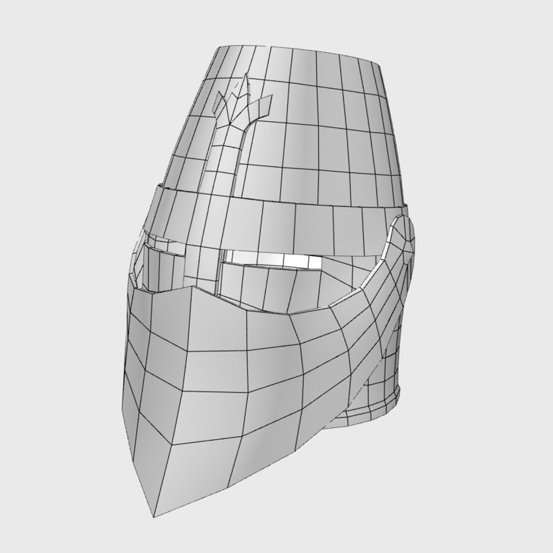 French Helmet 3d Model