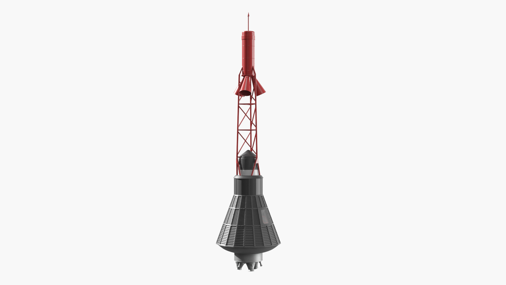 Orbital Command Module With LES 3D - TurboSquid 2456155
