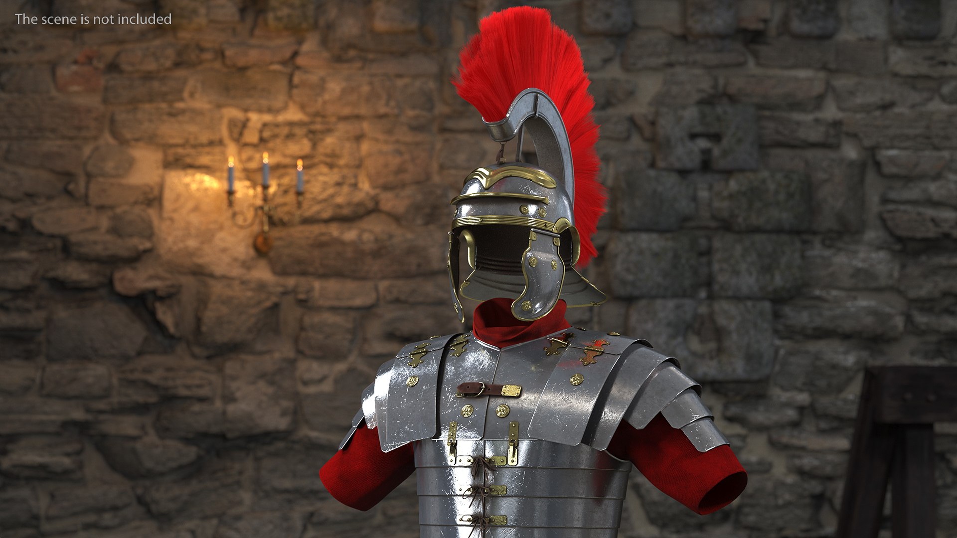 3D Roman Legionnaire Armor Set Worn Fur - TurboSquid 1942372