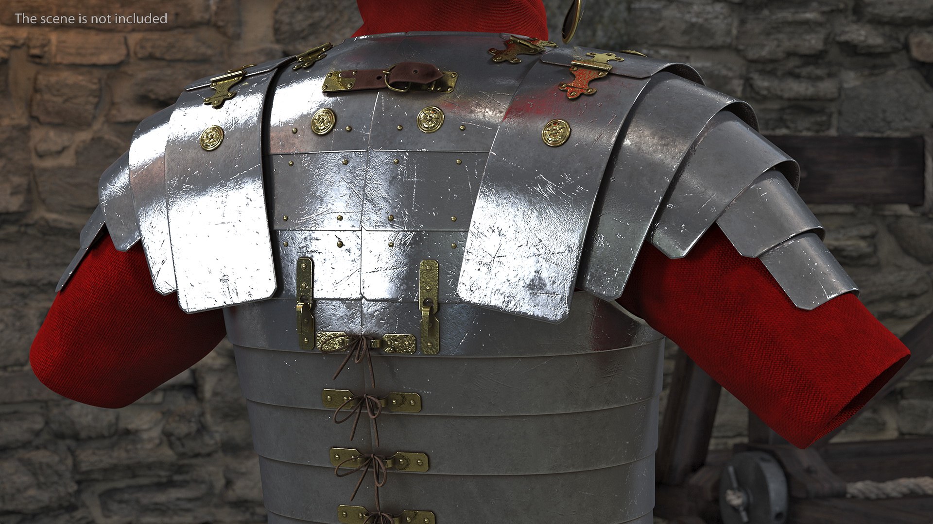 3D Roman Legionnaire Armor Set Worn Fur - TurboSquid 1942372