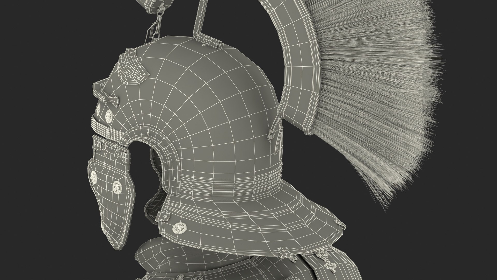 3D Roman Legionnaire Armor Set Worn Fur - TurboSquid 1942372