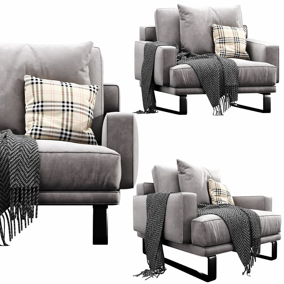 3D Model Interface Rex Armchair - TurboSquid 1578467