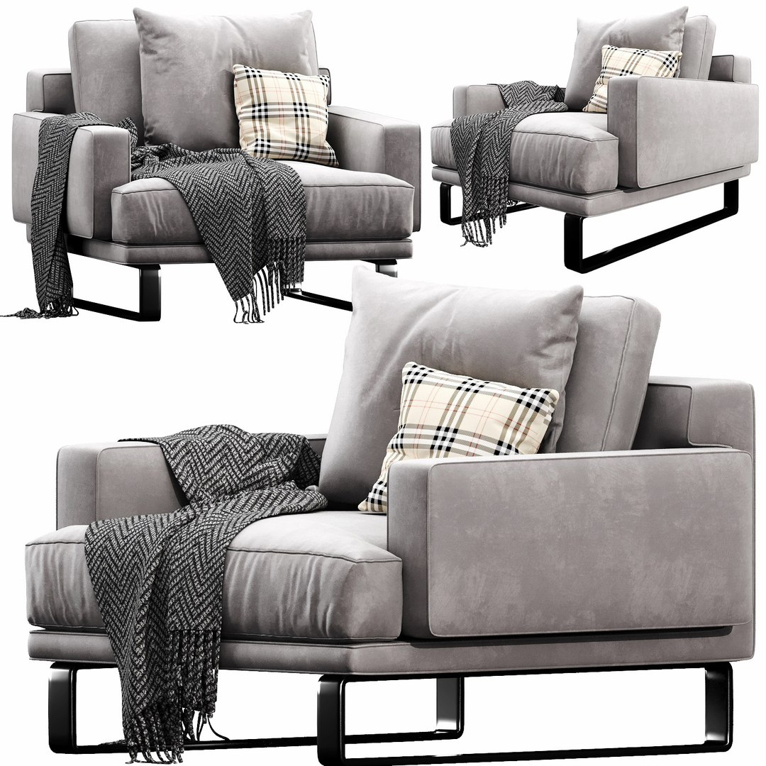 3D Model Interface Rex Armchair - TurboSquid 1578467