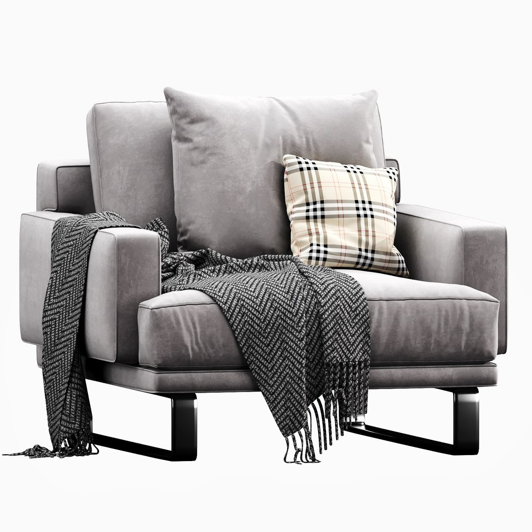 3D Model Interface Rex Armchair - TurboSquid 1578467