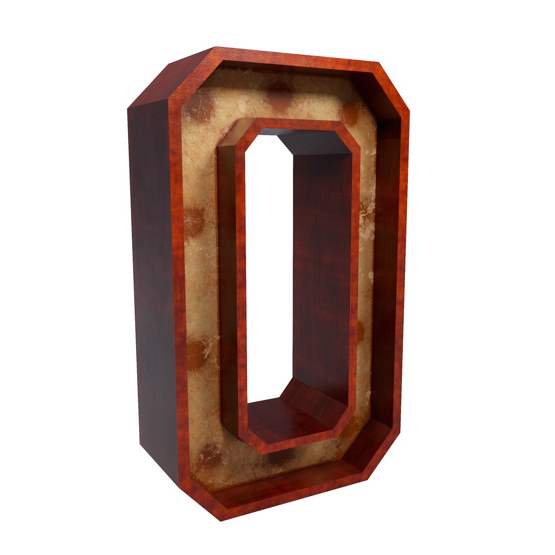 Marquee Number Zero Led Wooden Glow Sign 3dmodel 3D Model - TurboSquid ...