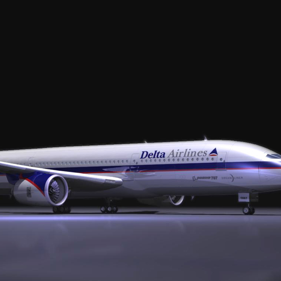 787 dreamliner 3d model