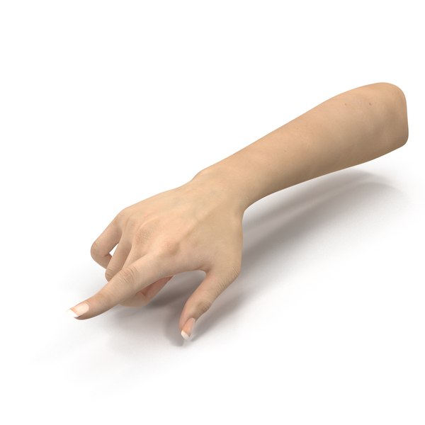 female hand 3 rigged max
