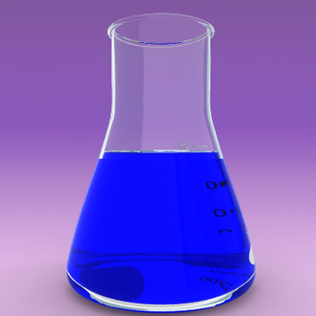 Flask Chemistry Lab 3d Max