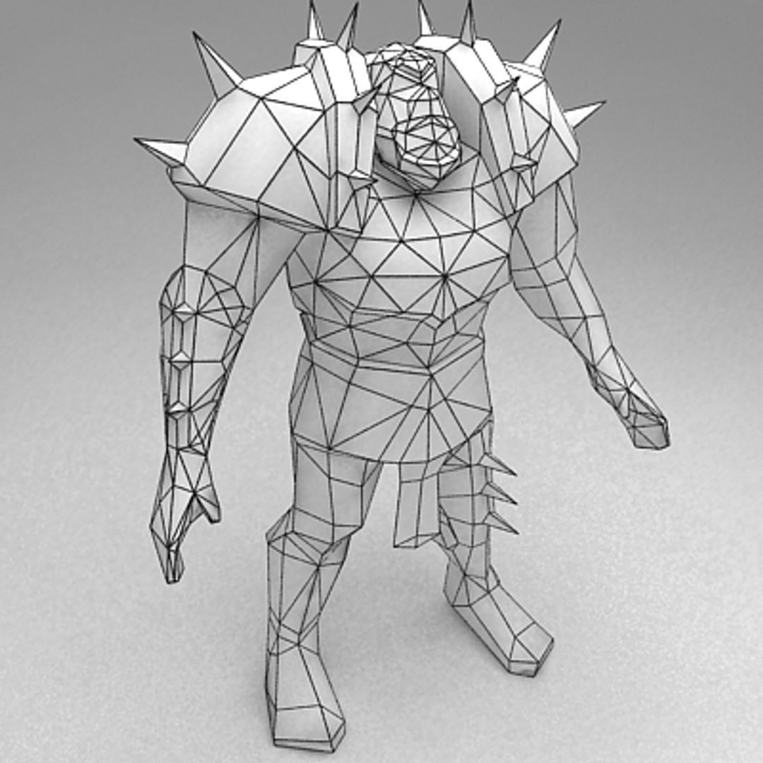 rigged cyclops 3d model