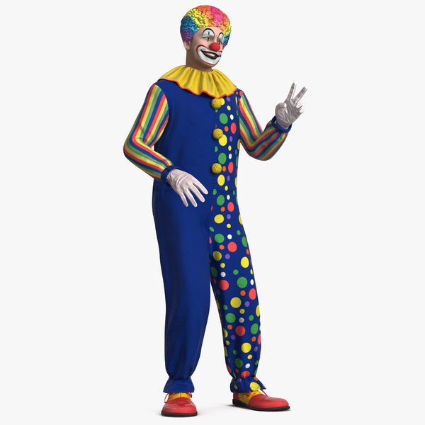 Low Poly Clown 3D Models for Download | TurboSquid