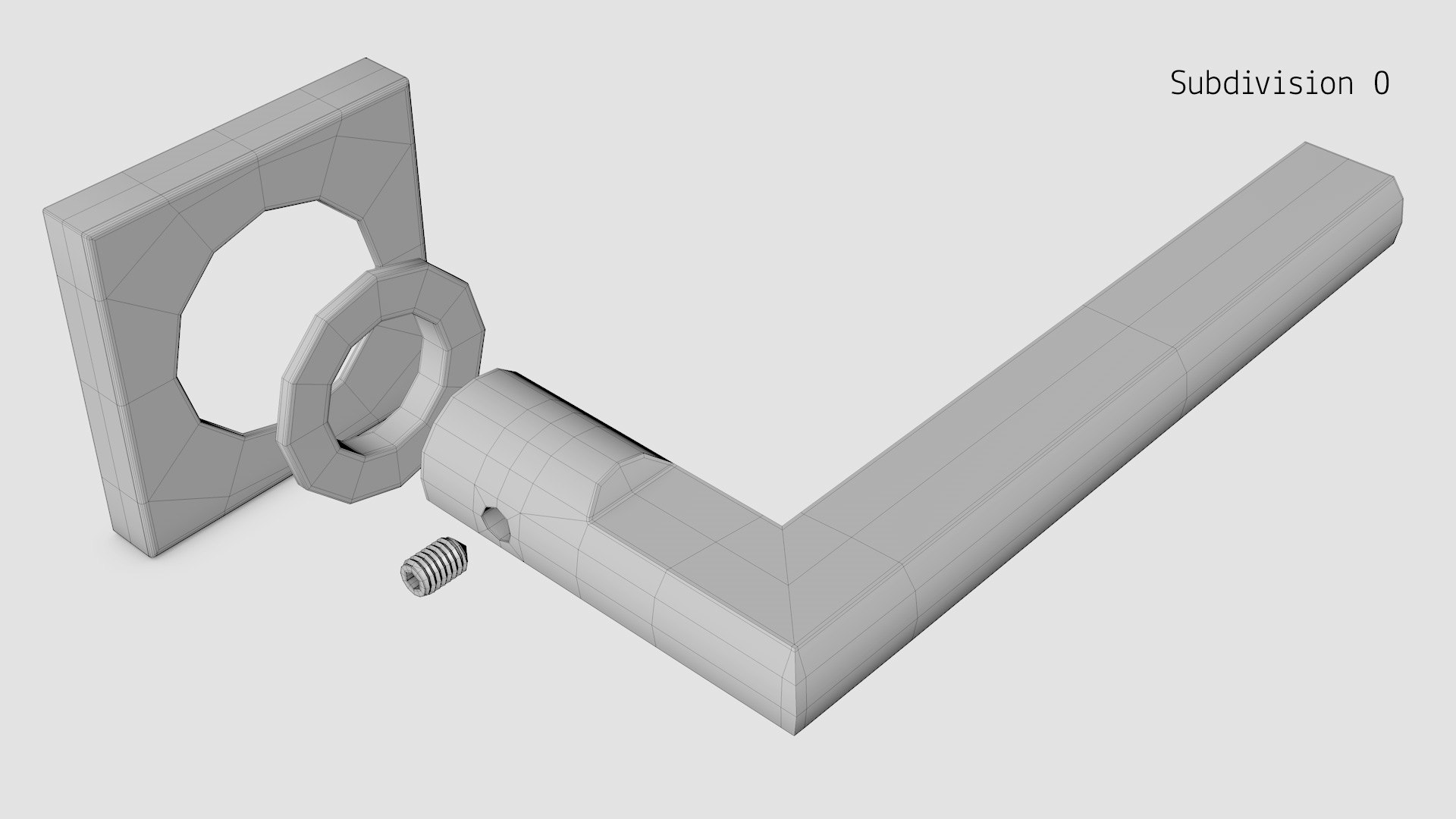 Door Handle DH-0205 3D model - TurboSquid 1719868