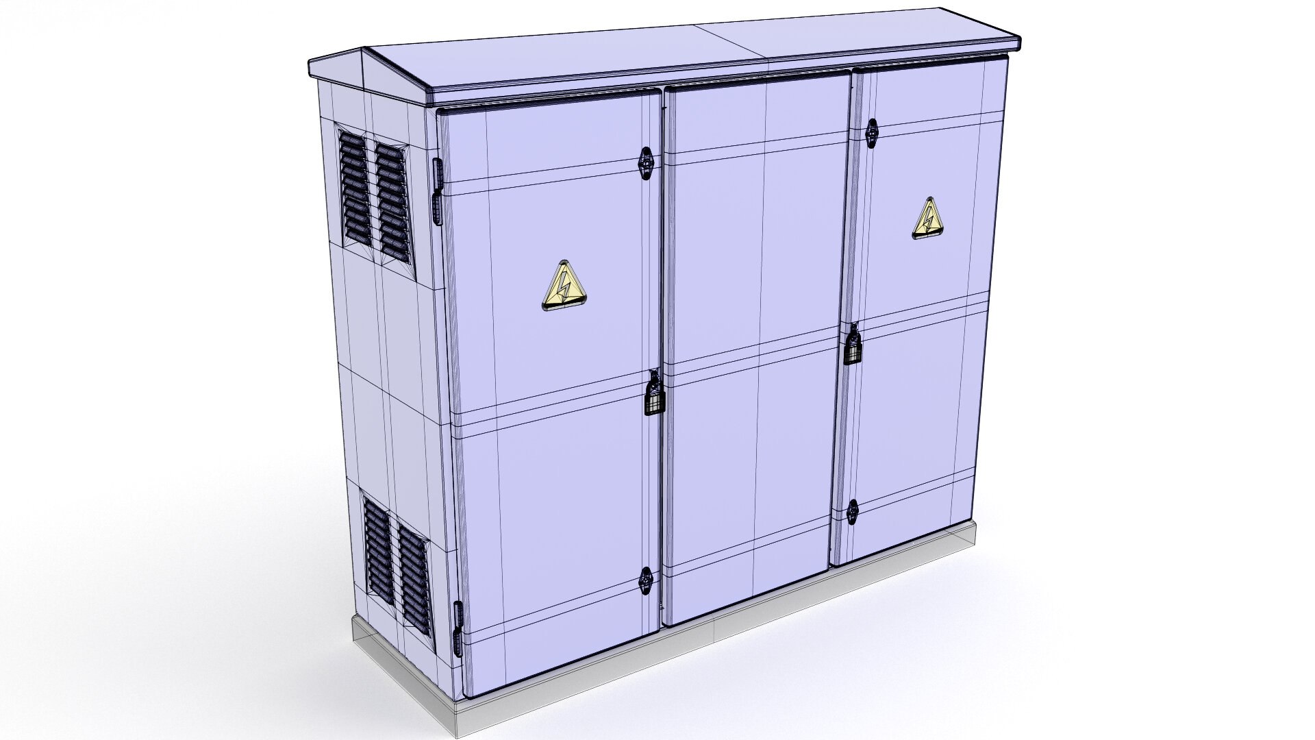 Electrical Cabinet Cabin 3D Model - TurboSquid 1573056