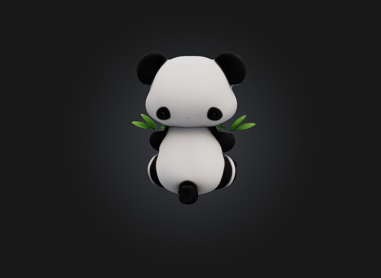 Cute Cartoon Panda Model 3D - TurboSquid 2287959