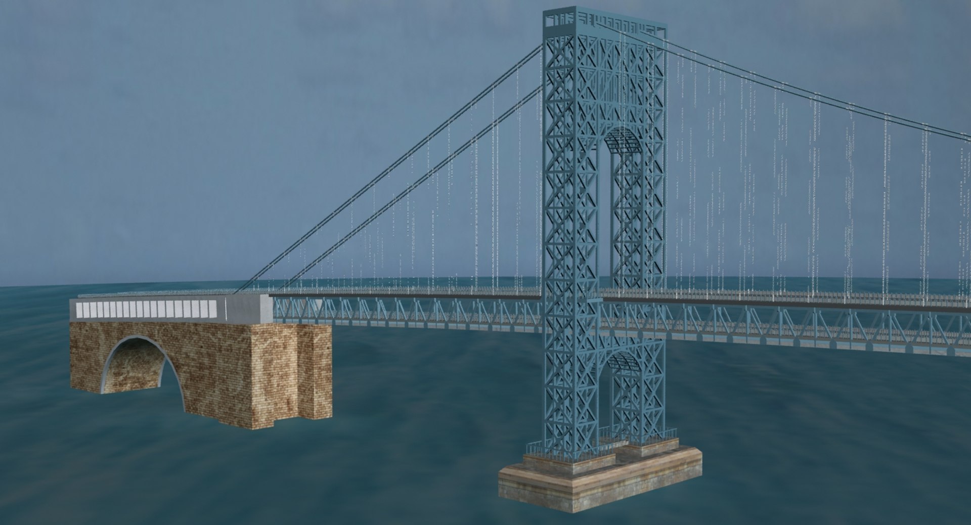3d george washington bridge