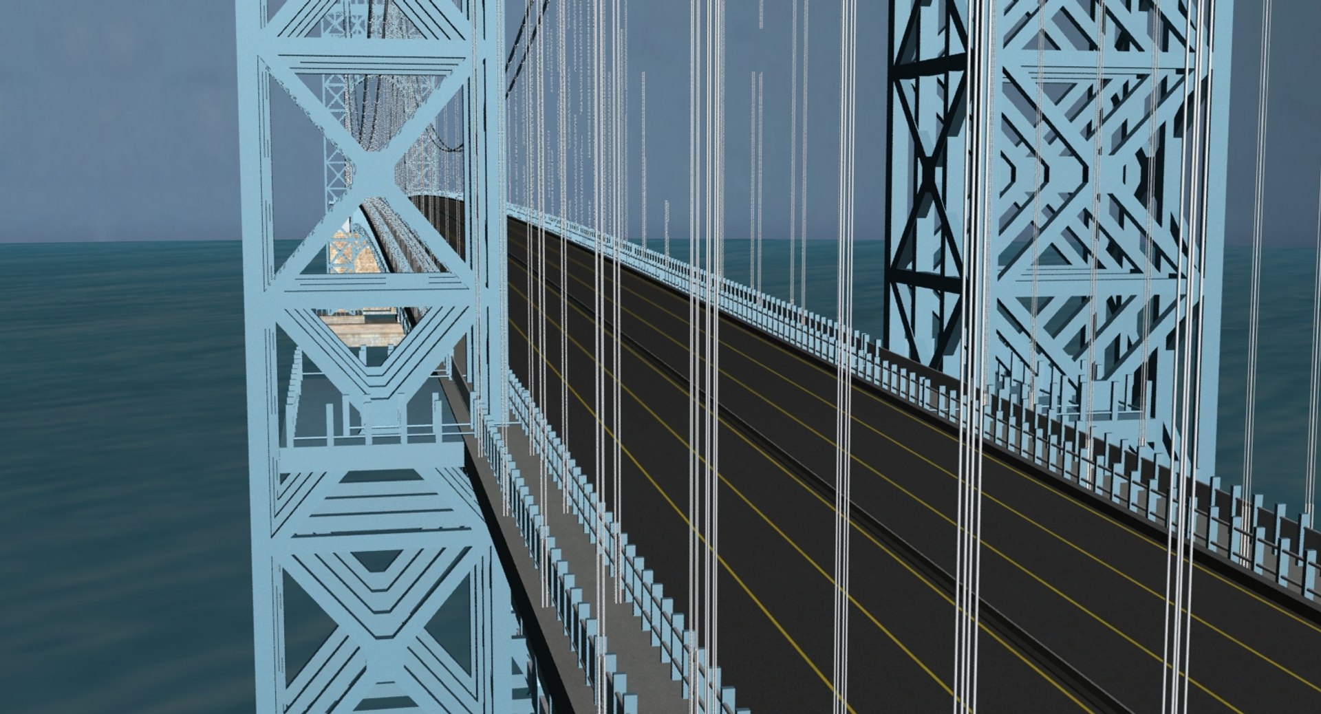 3d george washington bridge