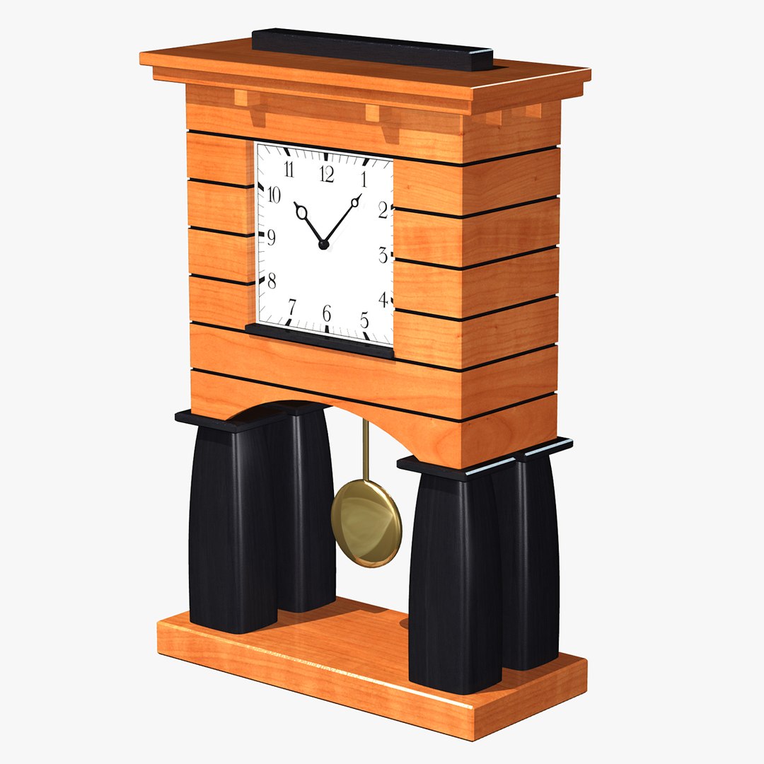 3d Clock Designed Architect