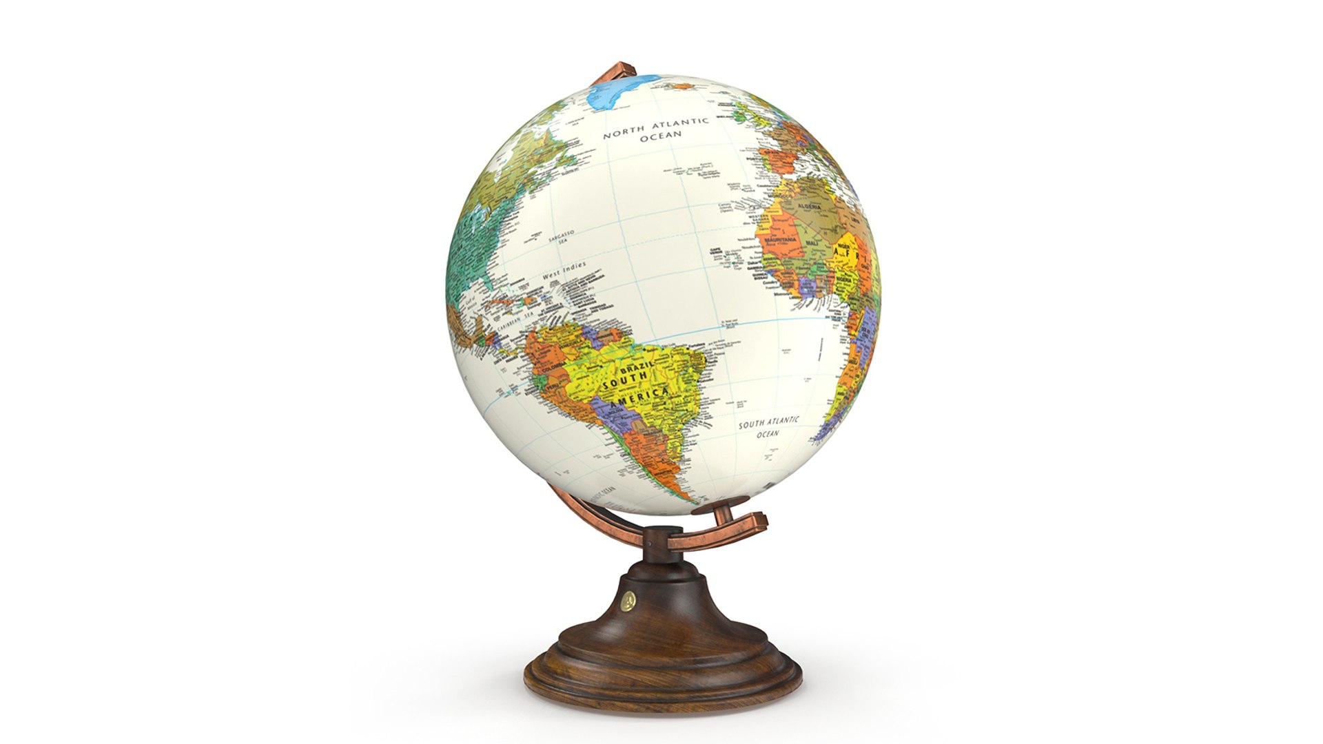 3D Globe Classic - TurboSquid 1430689