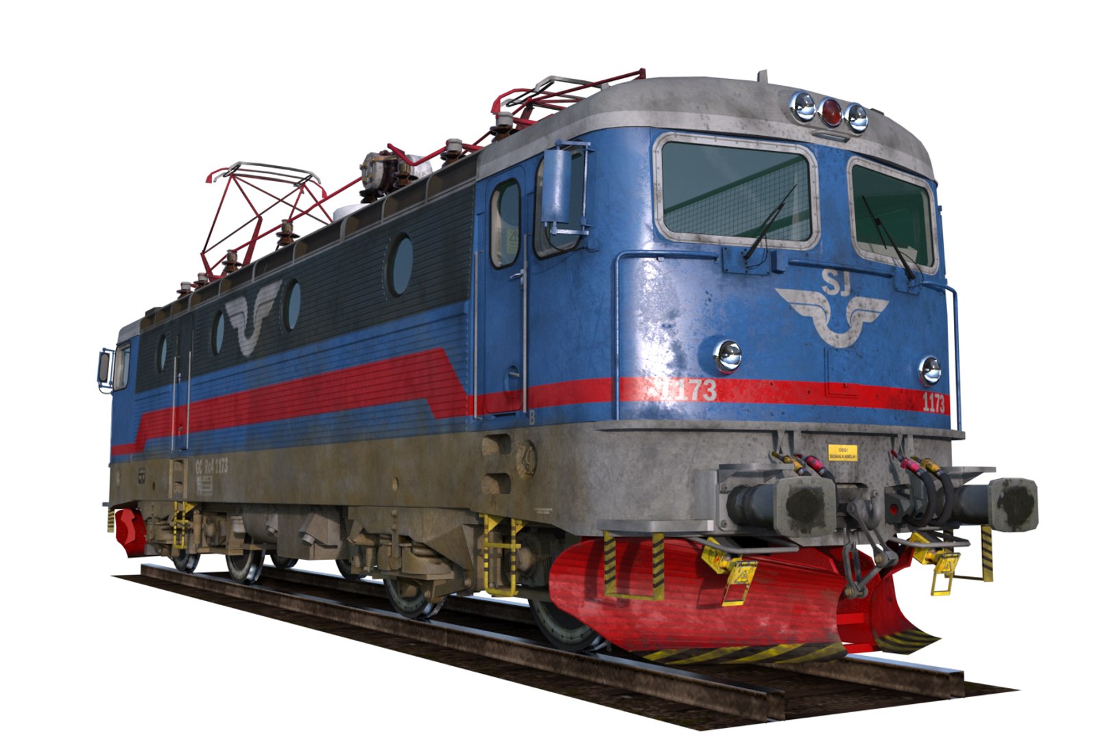 Swedish Sj Locomotive 3D Model - TurboSquid 1339191