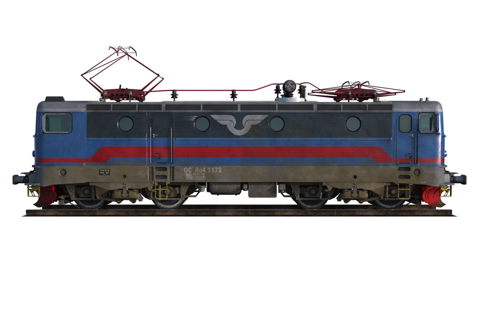Swedish Sj Locomotive 3D Model - TurboSquid 1339191