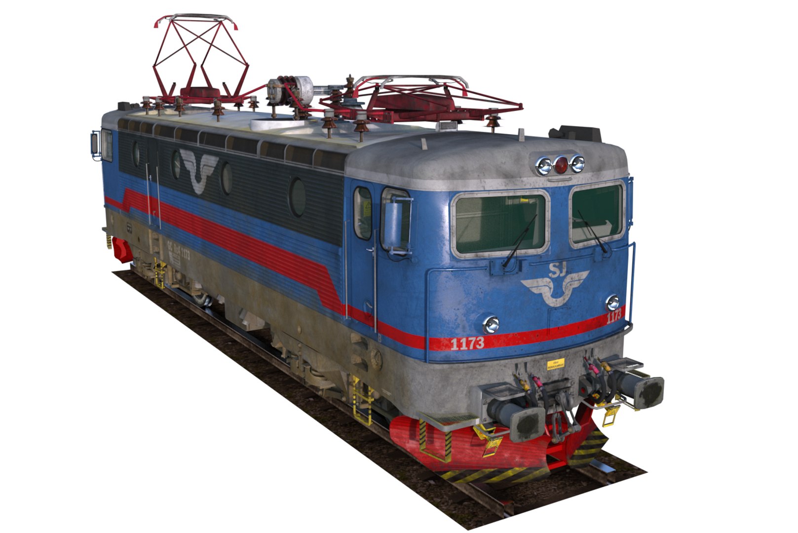 Swedish Sj Locomotive 3D Model - TurboSquid 1339191