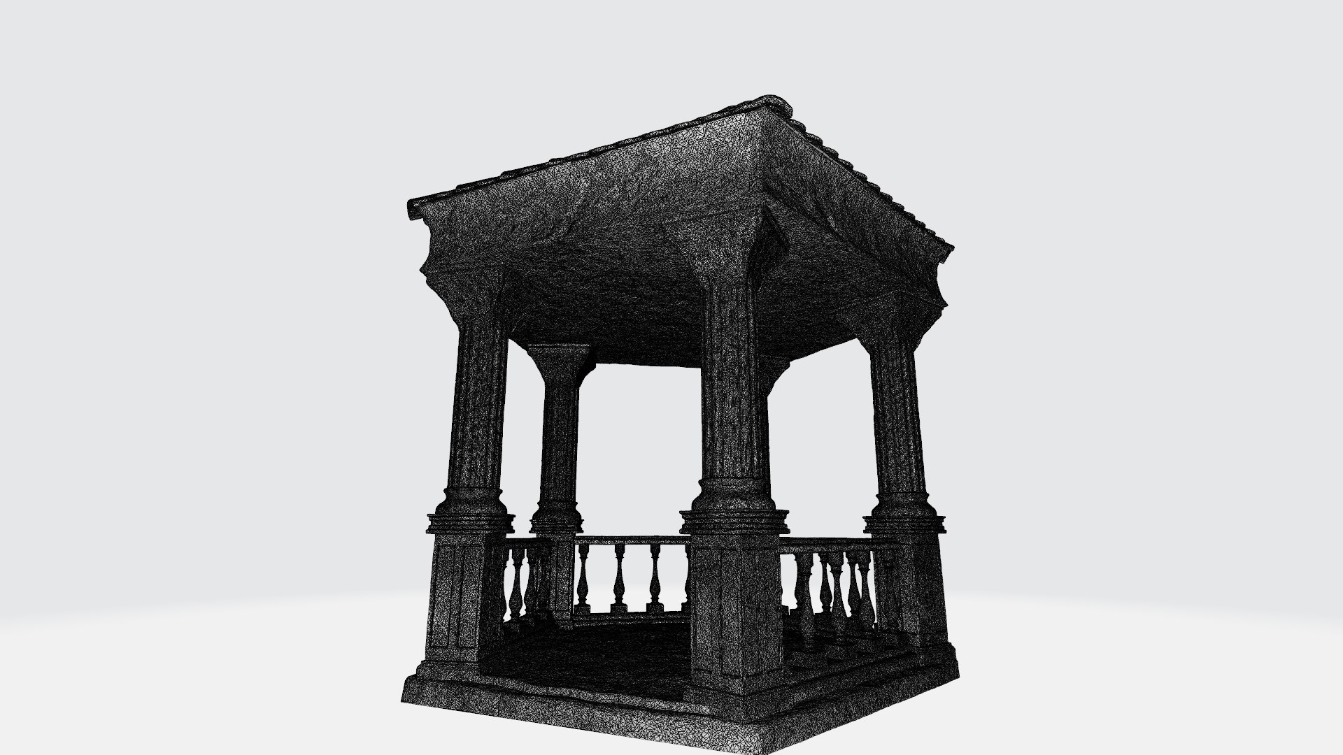Greek gazebo 3D model - TurboSquid 1687379