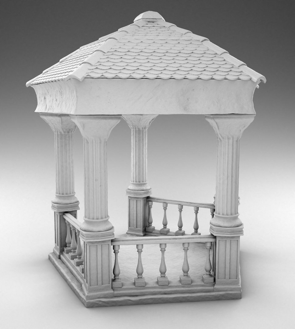 Greek gazebo 3D model - TurboSquid 1687379