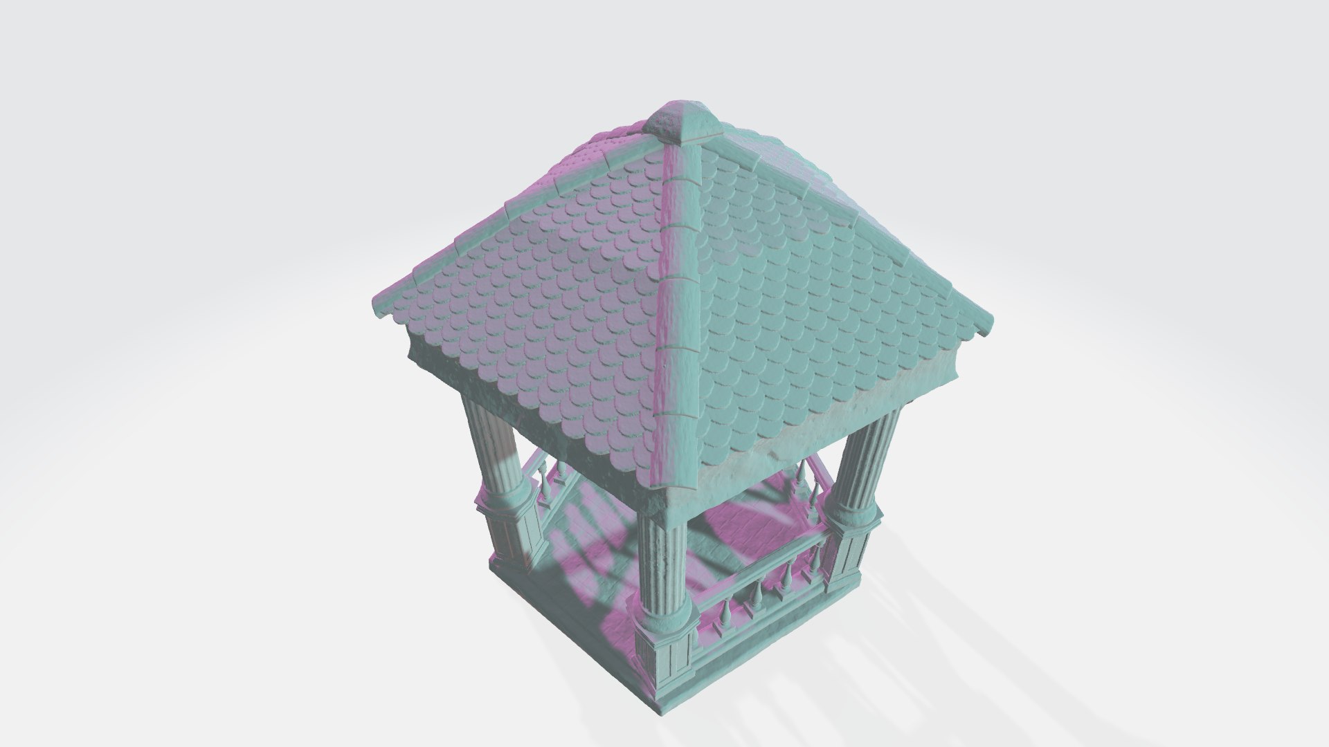 Greek gazebo 3D model - TurboSquid 1687379