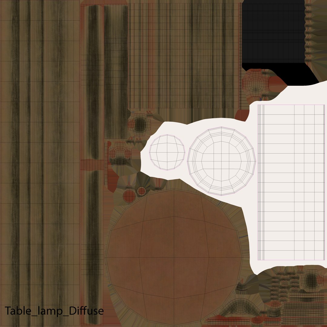 Realistic Table Lamp 3D Model - TurboSquid 1713310