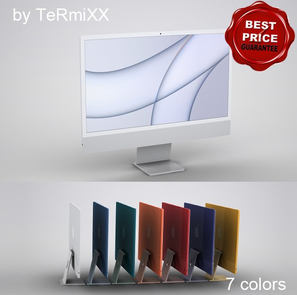 3D iMac 2021 - TurboSquid 1994328