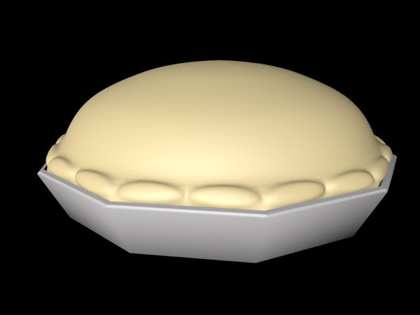 3d model of pie