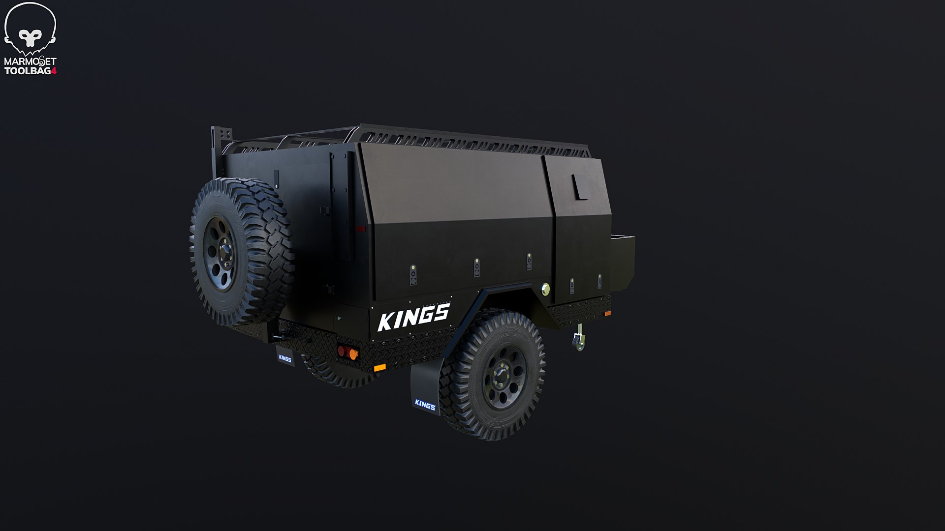 3D Off Road Camper Trailer Adventure Kings MT1(1) Model - TurboSquid ...